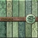 Vintage Green Digital Paper, Green Digital Paper Pack Background ...