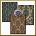 Vintage Digital Paper, Tan Teal Digital Paper Pack Background ...