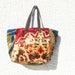 Small Tapestry Tote Bag/upcycled Vintage Tapestry Tote/floral Tapestry ...