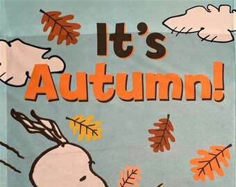 Peanuts Fall Garden Flag - Etsy