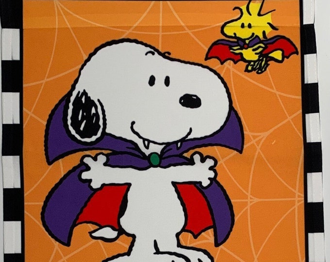 Peanuts Count Snoopy Garden Flag - Etsy