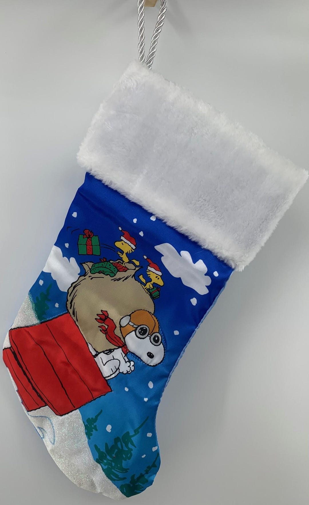Peanuts Snoopy Flying Ace Christmas Stocking - Etsy