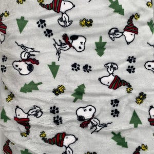 Peanuts Snoopy and Woodstock Christmas Trees Pet Blanket - Etsy