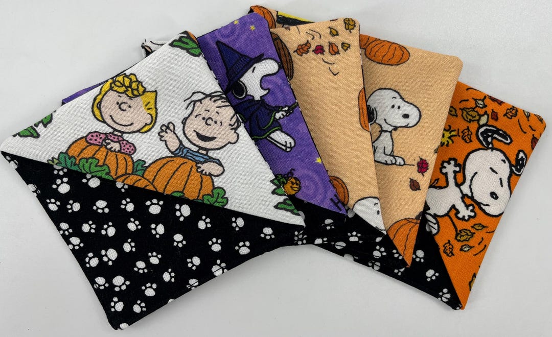 Peanuts Gang Fall Themed Cloth Bookmark - Etsy