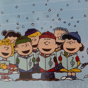Peanuts Gang Caroling Note Pad/shopping List - Etsy