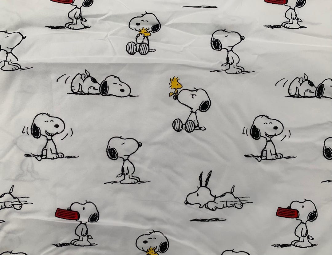 Peanuts - Snoopy Moods Regular Twin Sheet Set - Etsy