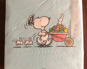 Peanuts Napkin | Etsy