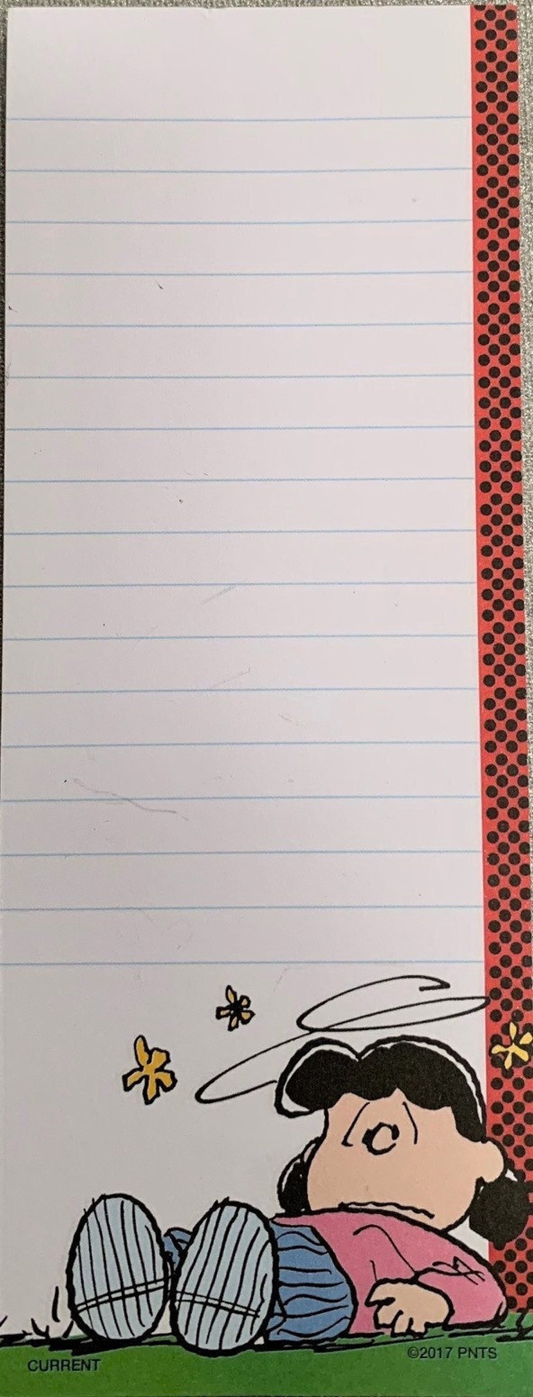 Peanuts Lucy Shopping List / Note Pad Small - Etsy