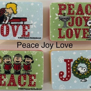 Peanuts - Snoopy Christmas Time 4 Pack Cleaning Sponges - Etsy