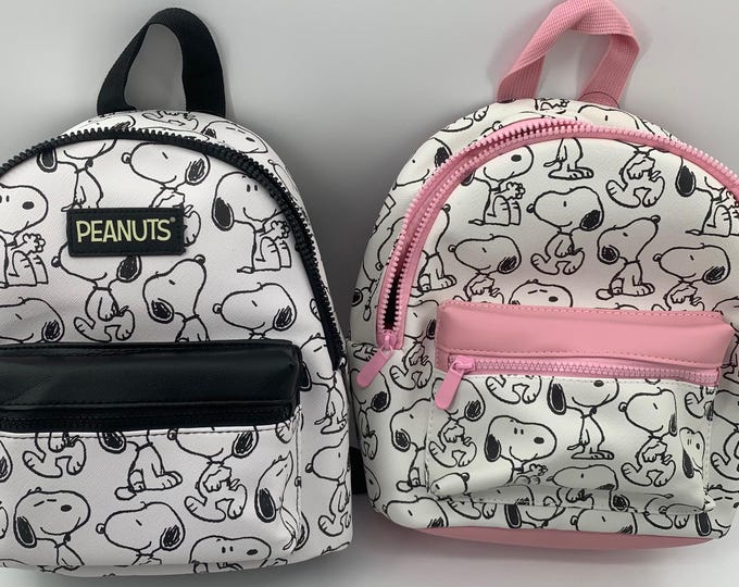 Peanuts - Snoopy Backpack - Etsy
