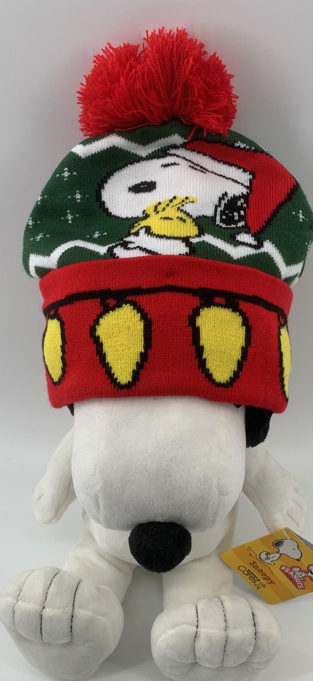 Peanuts Snoopy and Woodstock Christmas Beanie Stocking Cap - Etsy