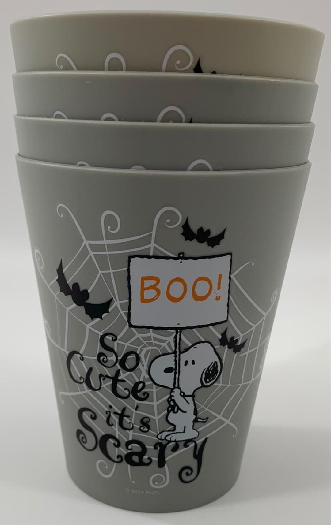 Peanuts Snoopy so Cute It's Scary 16 Oz Plastic Cups - Etsy
