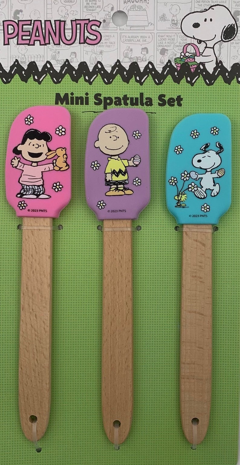 Peanuts Gang Easter Time Mini Spatulas - Etsy