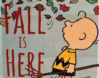 Peanuts Fall Garden Flag - Etsy