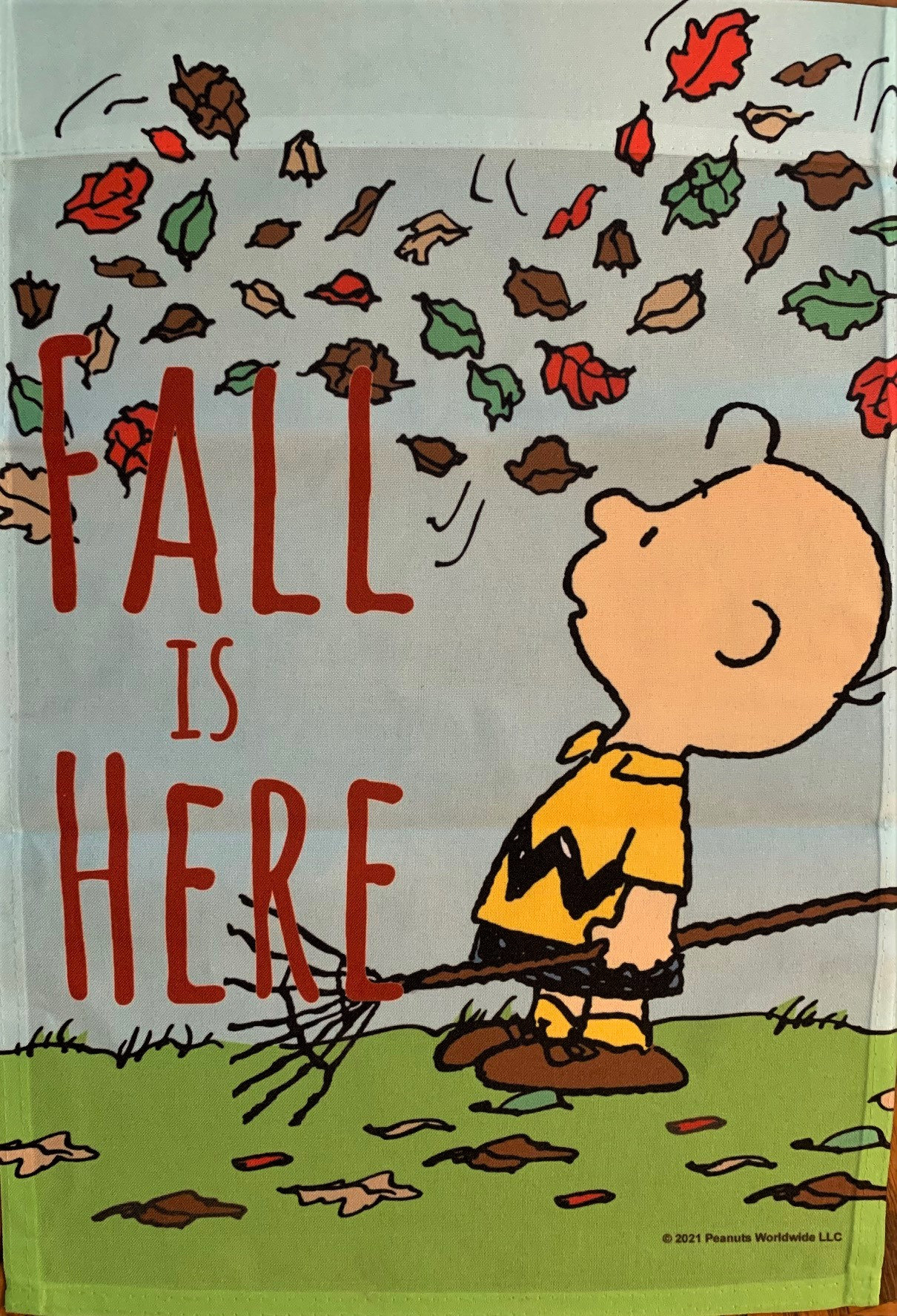 Peanuts Charlie Brown Fall is Here Garden Flag - Etsy