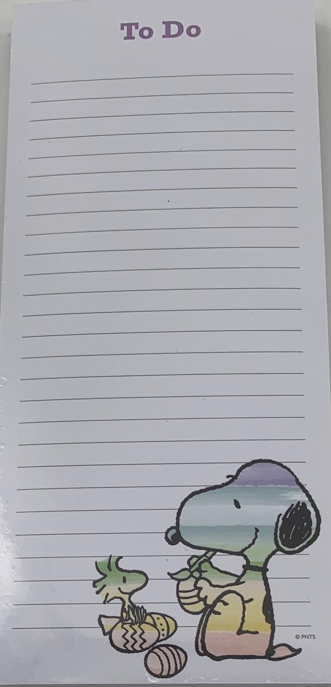 Peanuts Snoopy and Woodstock Easter Eggs to Do List / Note Pad - Etsy
