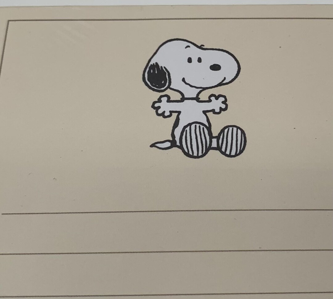 Peanuts Snoopy Have a Great Day Note Pad - Etsy