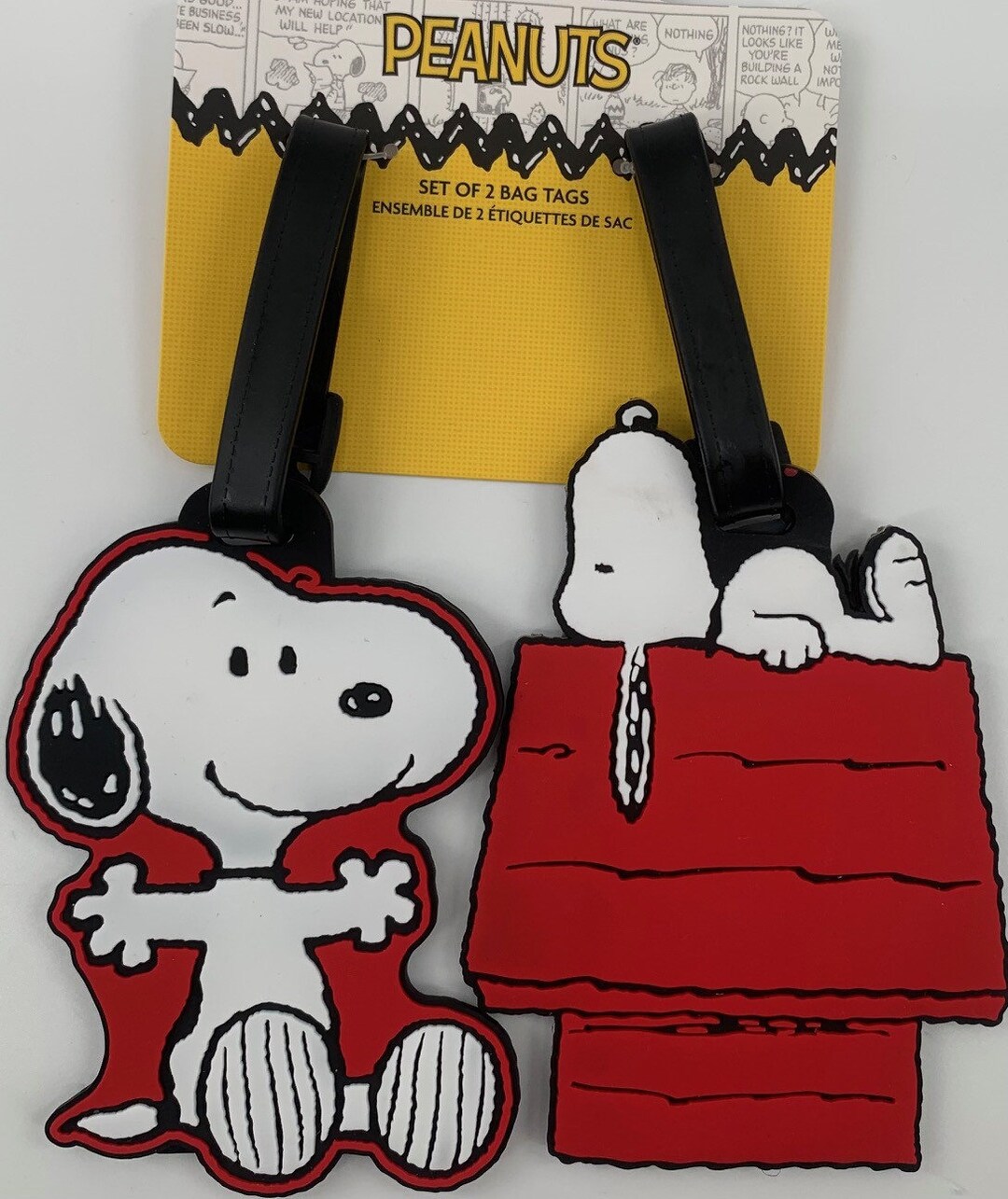 Peanuts Snoopy Bag Tags - Etsy