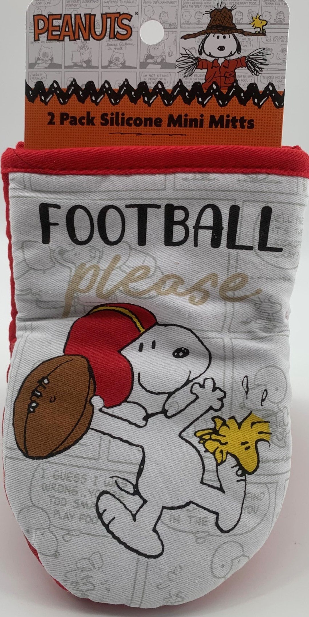 Peanuts Snoopy Football Please Mini Oven Mitts - Etsy
