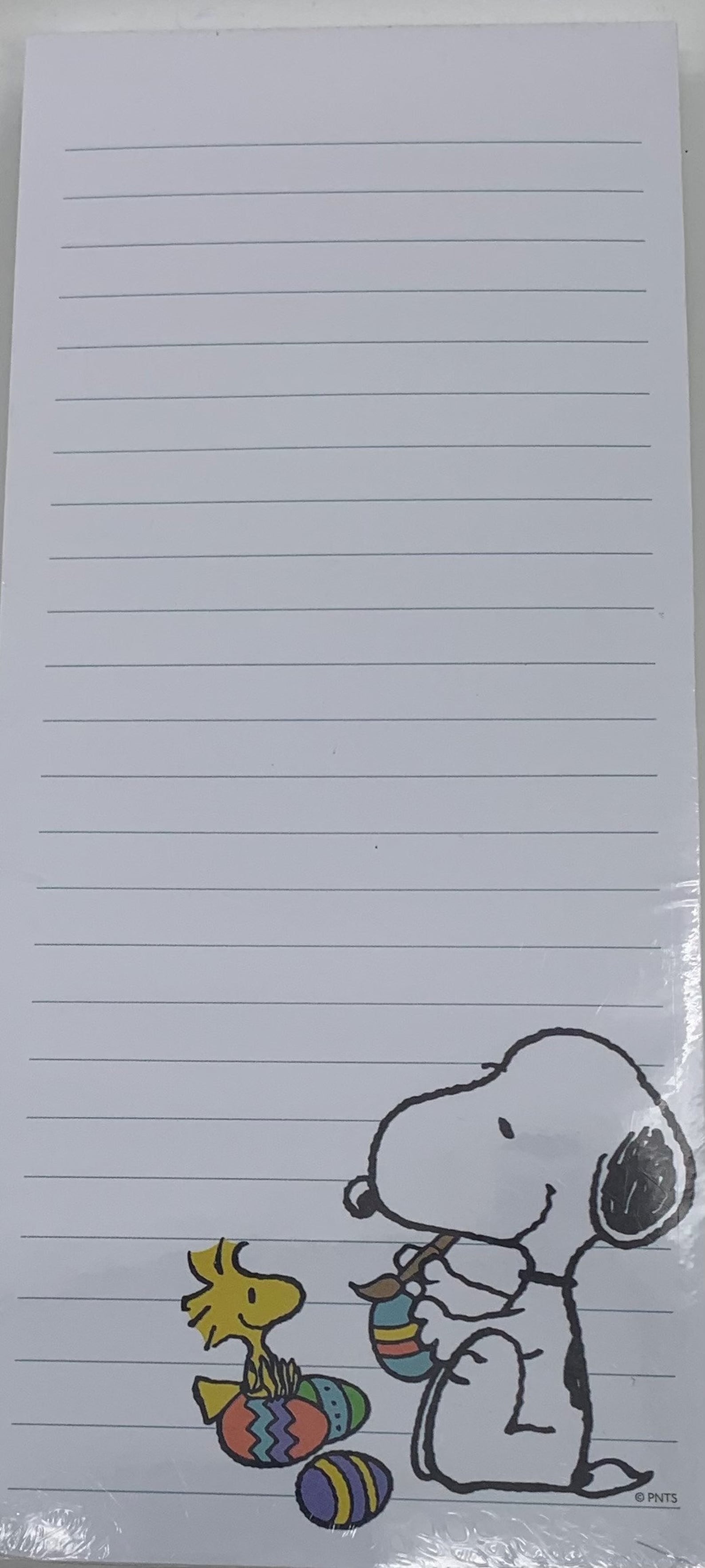 Peanuts Snoopy and Woodstock Painting Easter Eggs Shopping List / Note ...