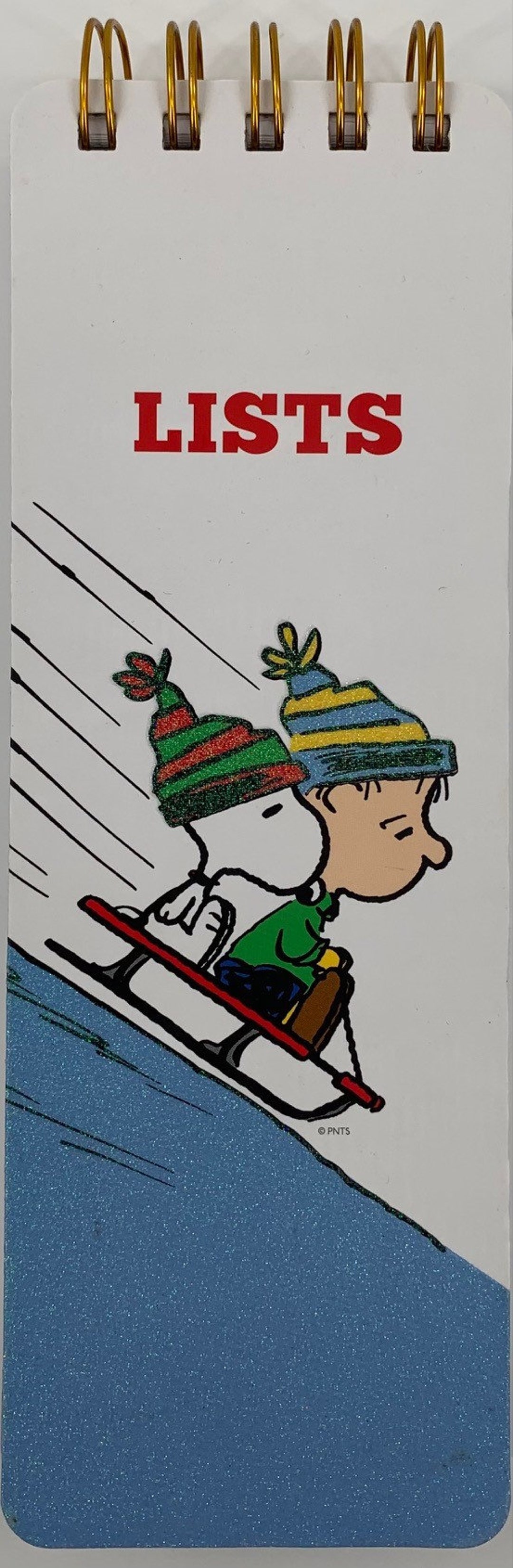 Peanuts Snoopy and Linus Sledding Fun List/note Pad - Etsy