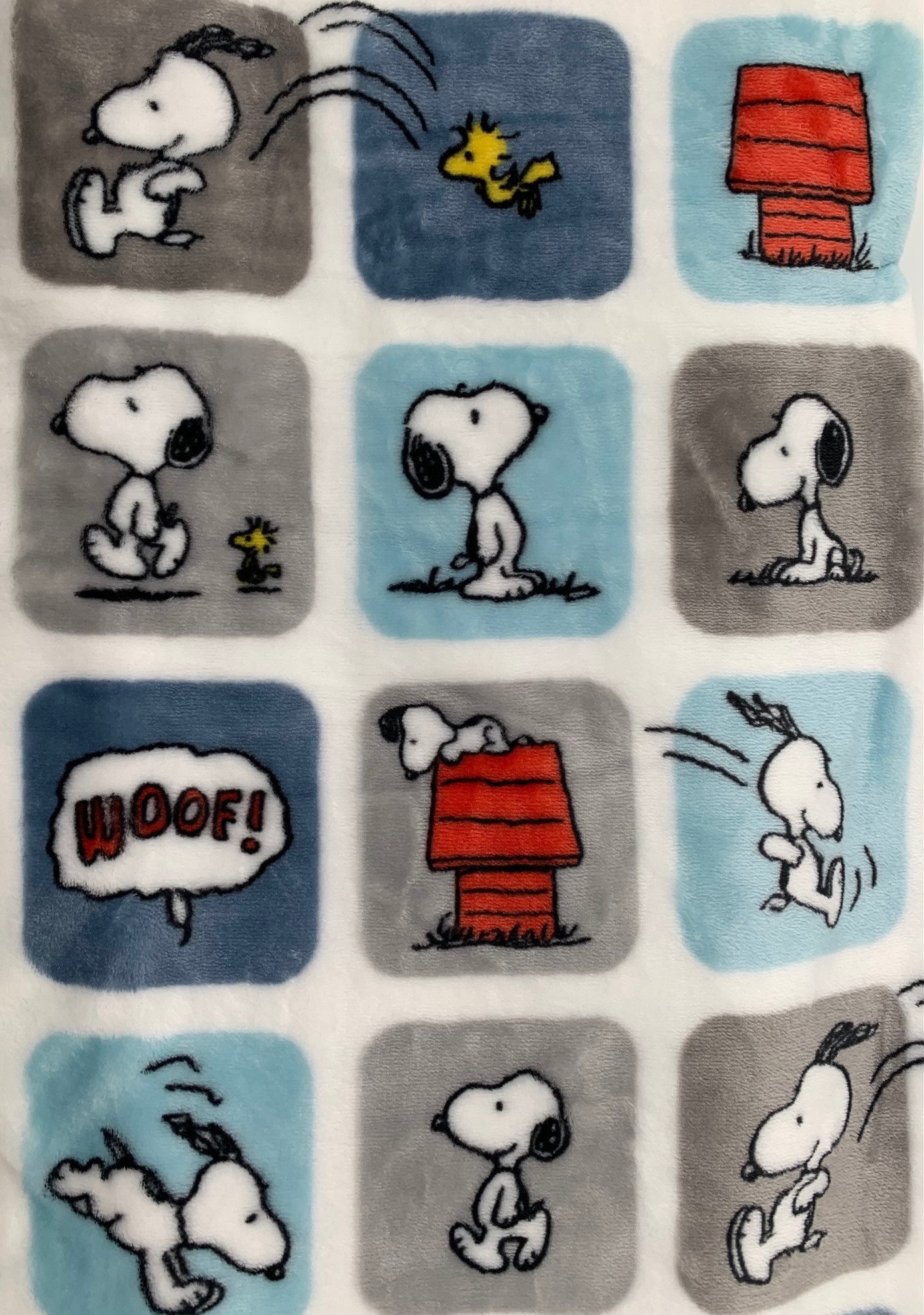 Peanuts Snoopy Fun Times Plush Throw - Etsy
