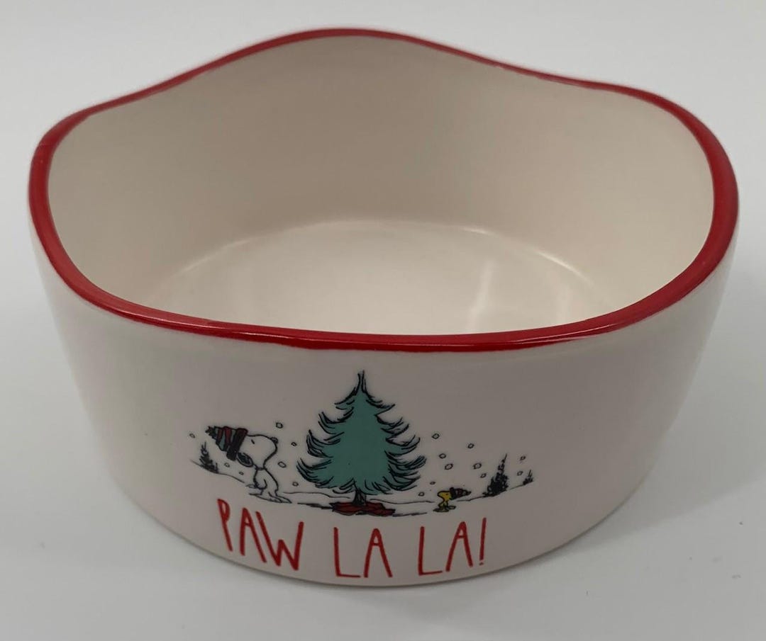 Peanuts - Snoopy Paw La La! Small Pet Bowl - Etsy