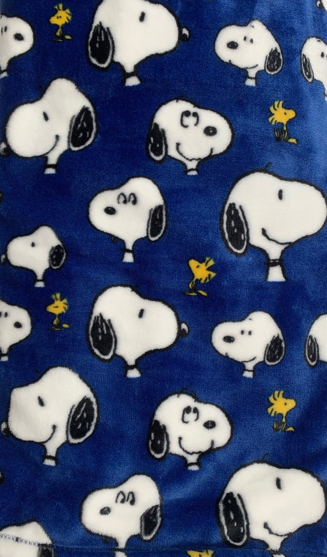 Peanuts - Snoopy and Woodstock Blue Plush Throw EXTRA LONG (60"x70") - Etsy