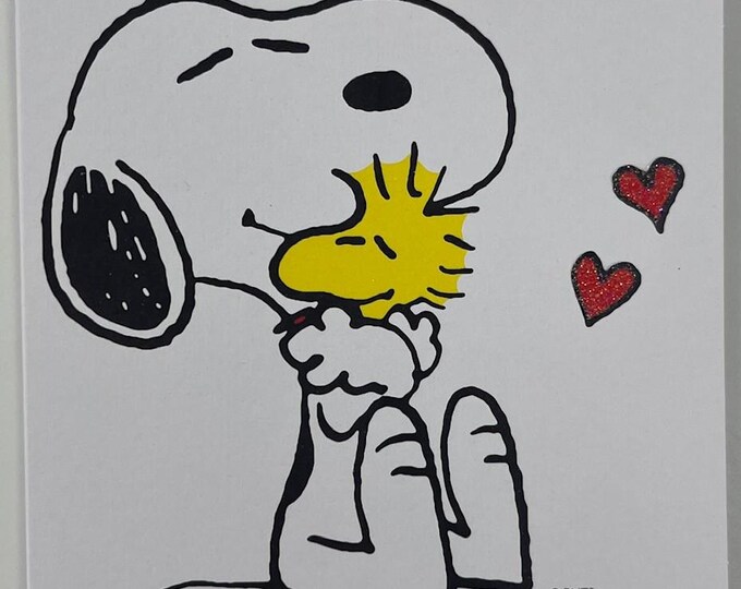 Peanuts - Snoopy and Woodstock Set of 6 Blank Note Cards With Envelopes ...