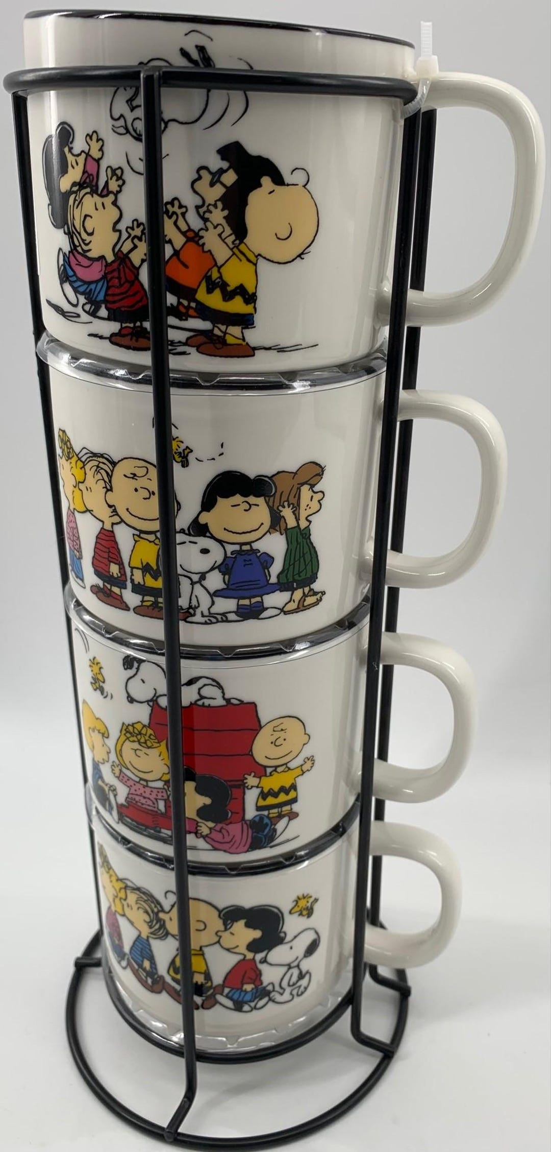 Peanuts Gang 14 Oz Mug Set With Stand - Etsy