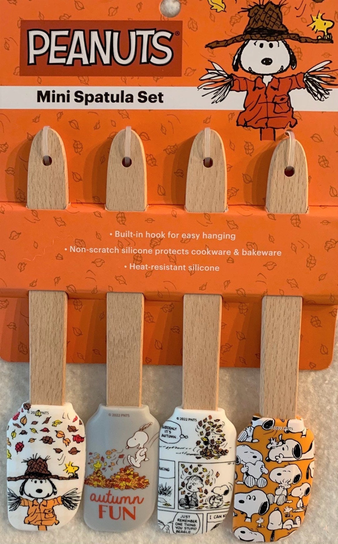 Peanuts Snoopy Autumn Fun Mini Spatulas set of 4 - Etsy