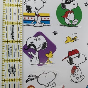 Peanuts Snoopy Personalities Sticker Sheet - Etsy