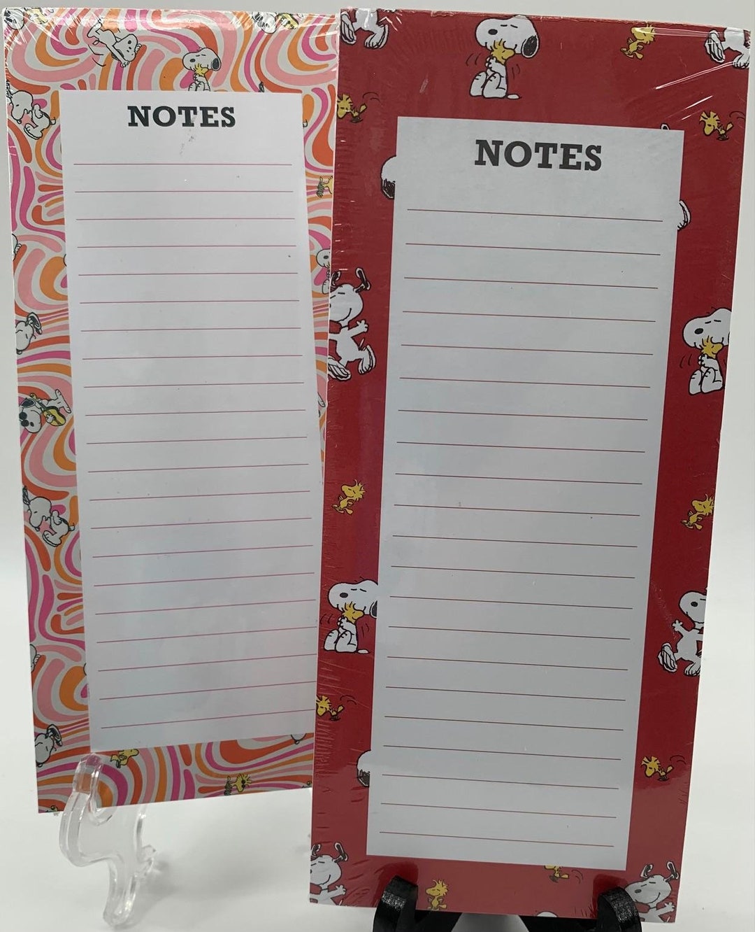 Peanuts Snoopy and Woodstock Notes Pad - Etsy