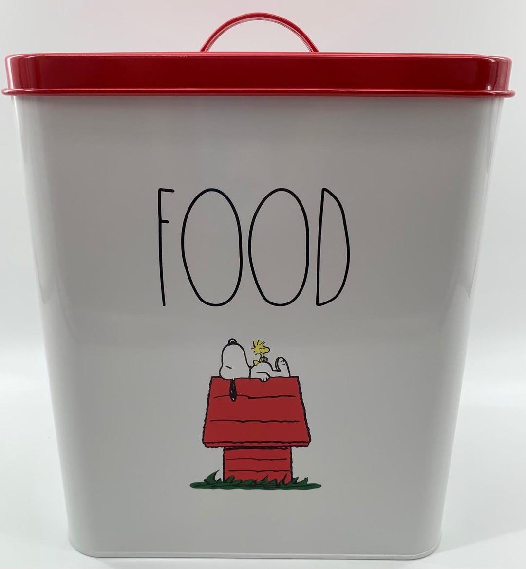 Peanuts Snoopy Pet Food Storage Tin Canister - Etsy