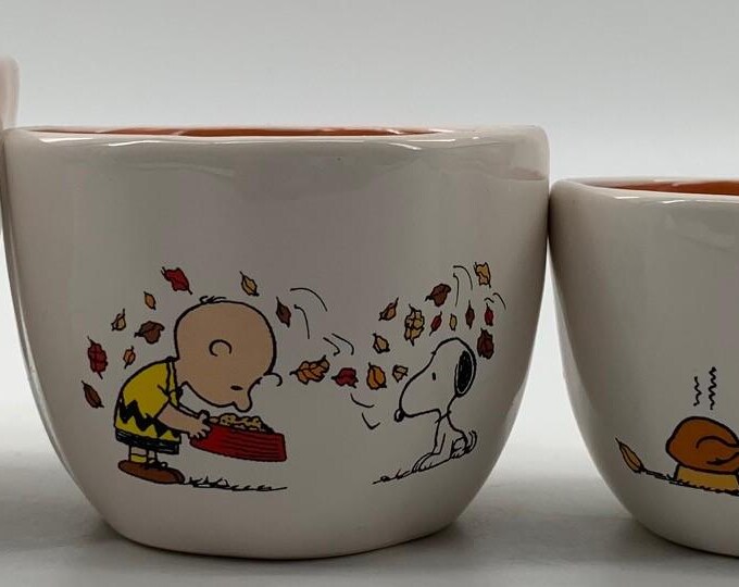Peanuts - Snoopy Fall Leaves Measuring Cup Set - Etsy
