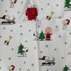 Peanuts - Snoopy Snowfall Sheet Set - Etsy