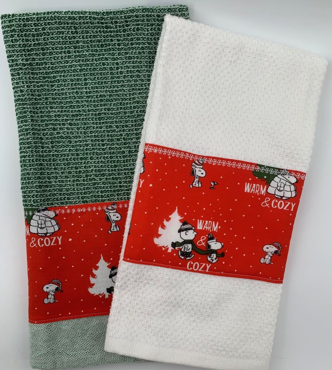 Peanuts - Snoopy and Charlie Brown Warm and Cozy Dish Towel - Etsy