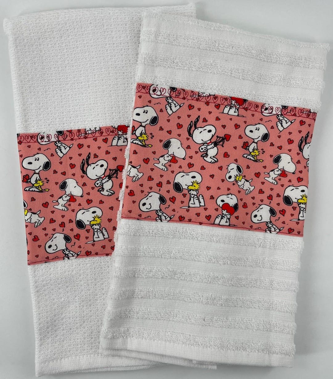 Peanuts - Snoopy and Woodstock Cupid Dish Towel - Two Designs - Etsy