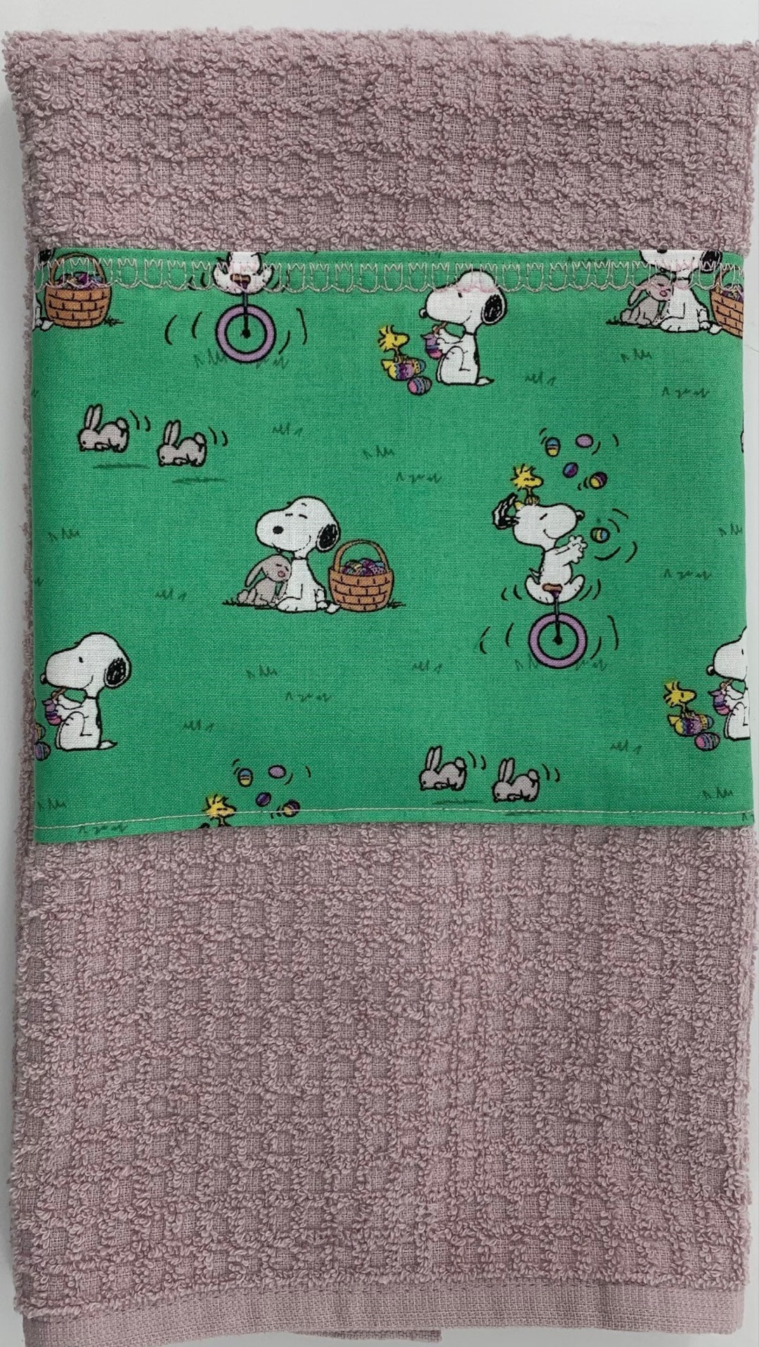 Peanuts Snoopy Easter Egg Juggler Dish Towel - Etsy