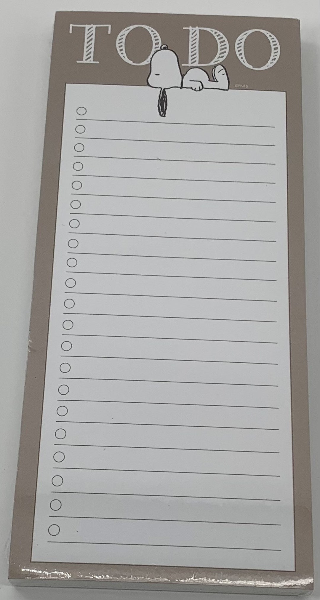 Peanuts Snoopy to Do List/note Pad - Etsy