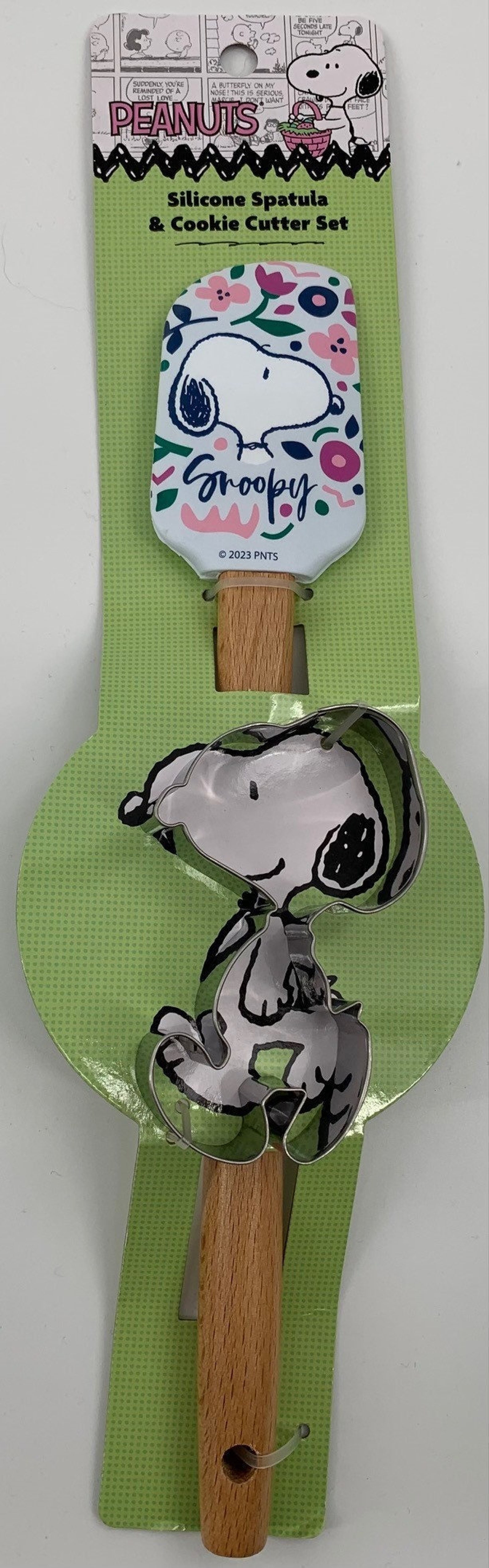 Peanuts Snoopy Spring Flowers Spatula and Cookie Cutter Set - Etsy