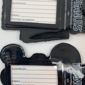 Peanuts Snoopy Bag Tags - Etsy