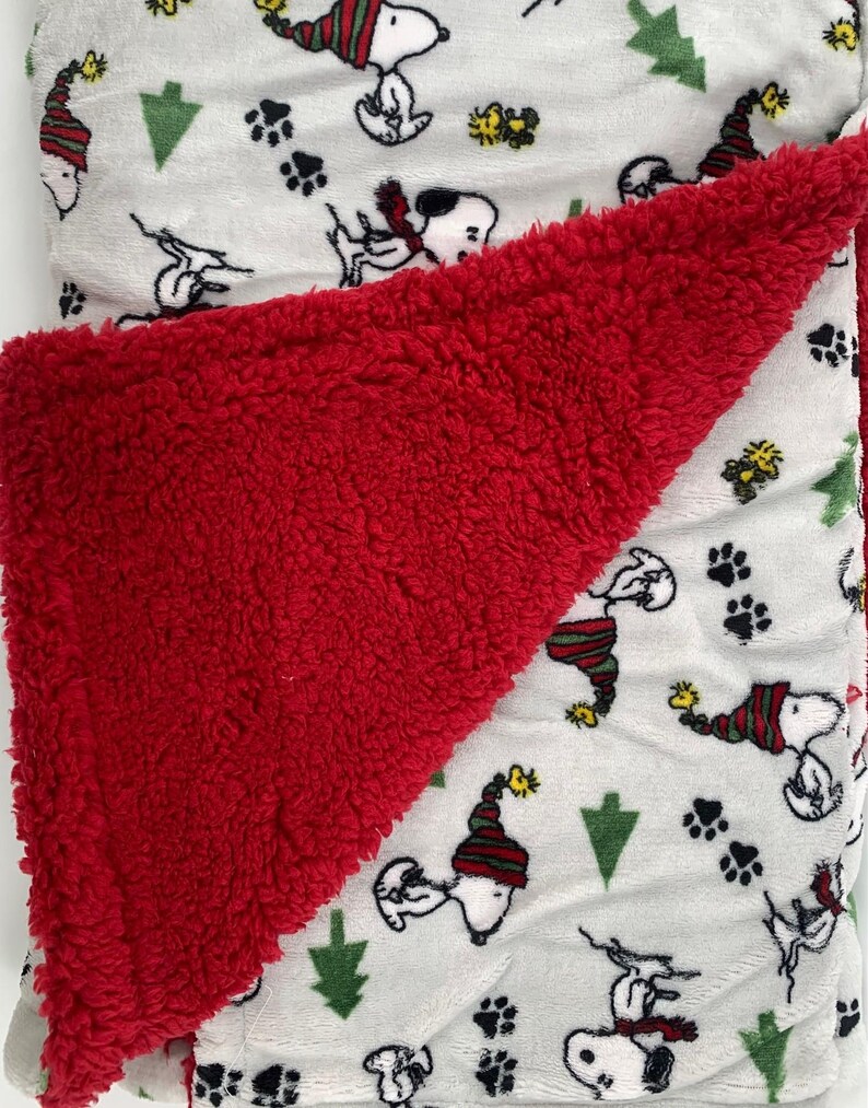 Peanuts Snoopy and Woodstock Christmas Trees Pet Blanket - Etsy