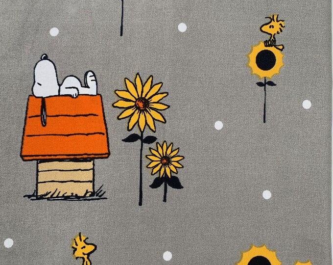 Peanuts Snoopy and Woodstock Sunflowers Sheet Set - Etsy