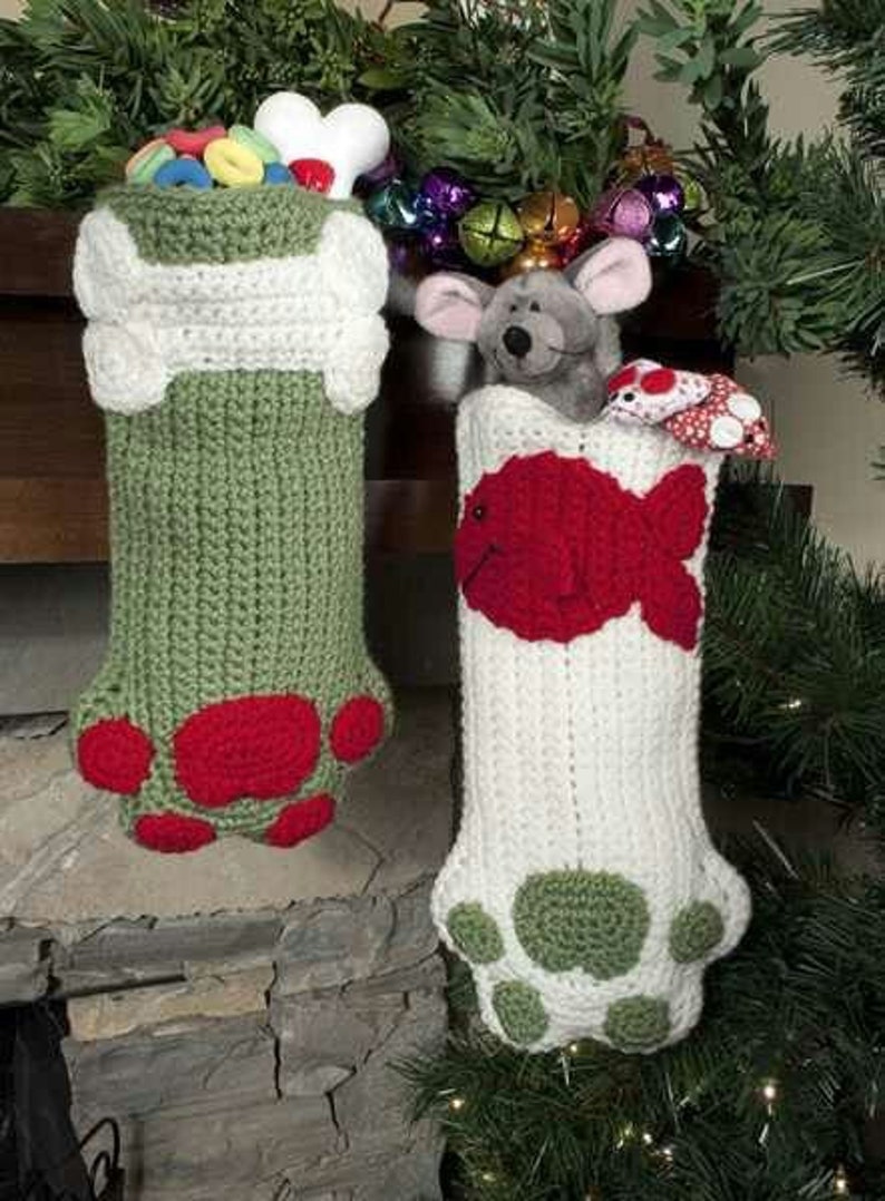 Crochet Pet Stockings - Etsy