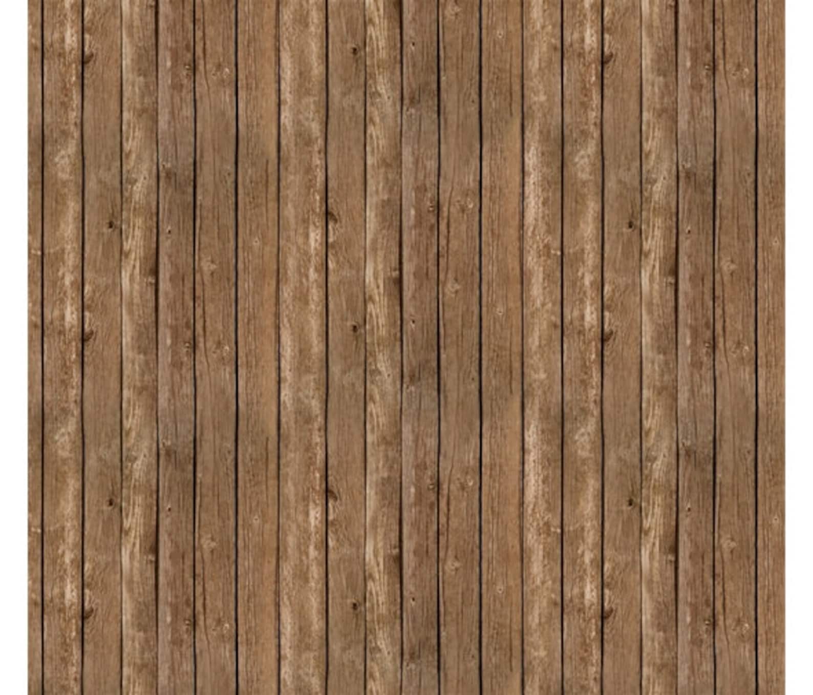 Elizabeth's Studios - Timber Fence - Brown - ES357 100% Cotton ...