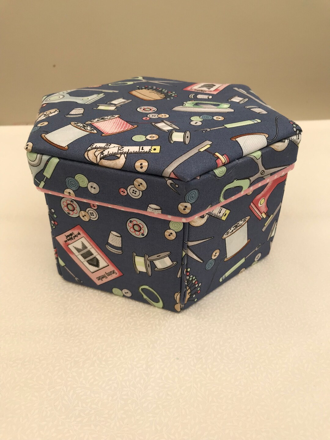 Sewing Box Vintage Sewing Theme Individually Handmade - Etsy