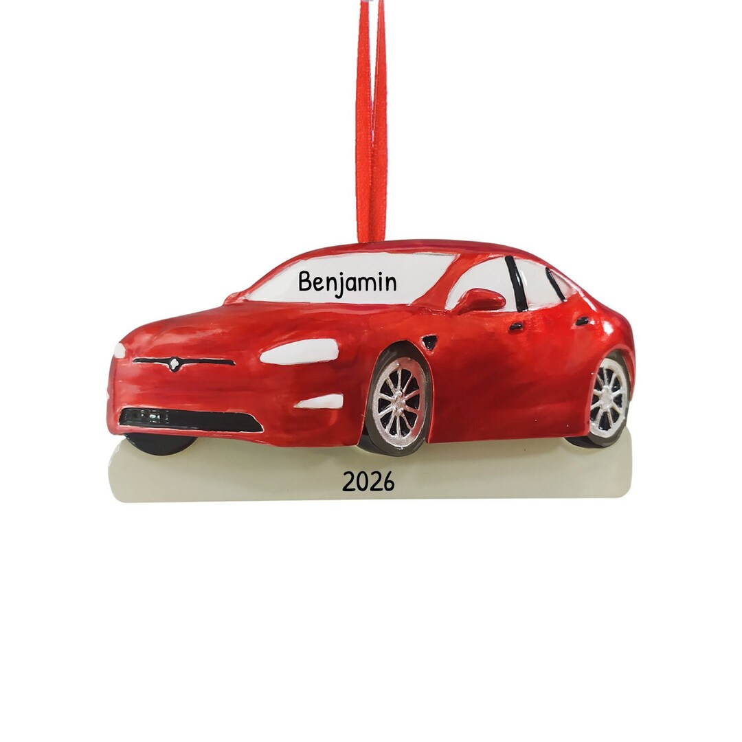 Personalized Muscle Car Ornament - Hot Wheels Sports Car Ornament ...