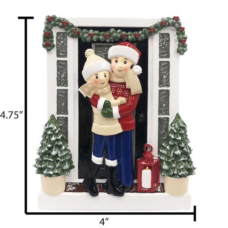 Personalized First Christmas Together Ornament 2024, House Couples ...