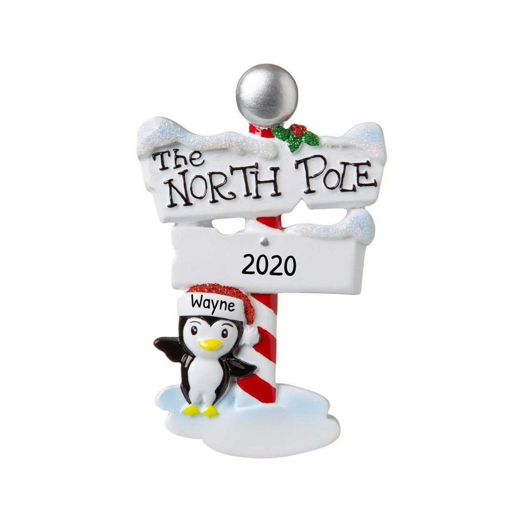 North Pole Ornament, Christmas Ornament, Family Ornament, Christmas ...
